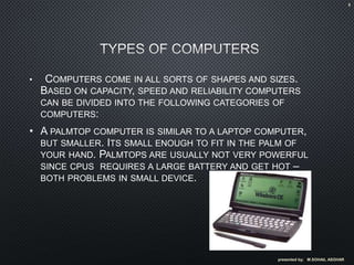 Computer and Types of Components of Computer System | PPT