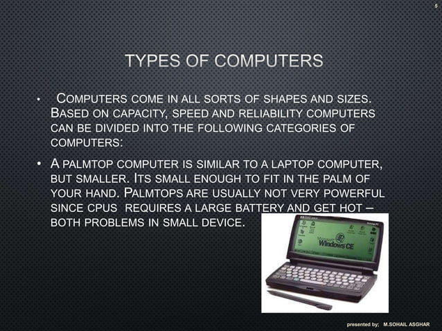 Computer and Types of Components of Computer System | PPTX | Laptops ...