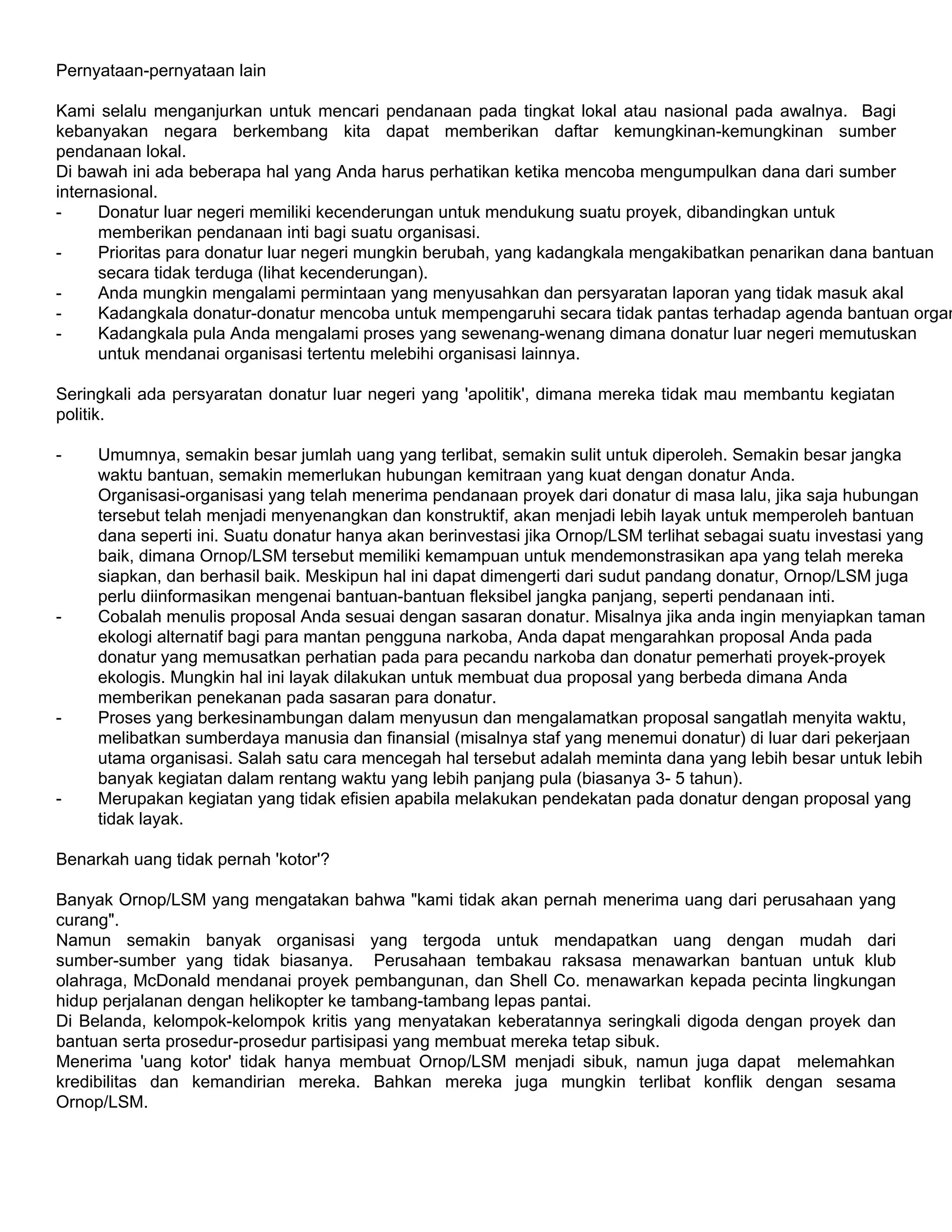 28. teknik-fundrising-3-mengumpulkan-dana | PDF