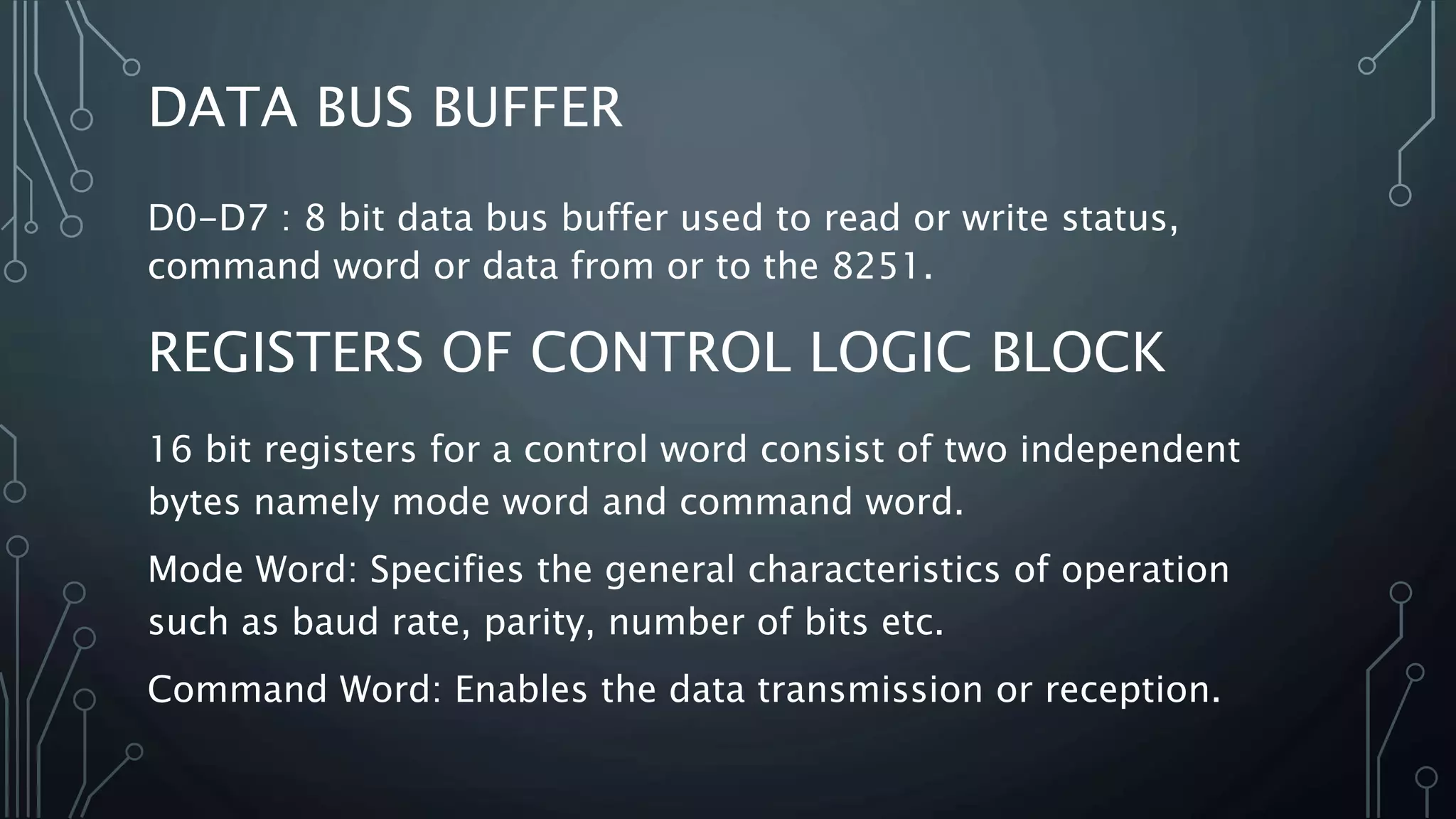 28 8251 Programmable Communication Interface Pptx