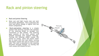 steering system | PPTX