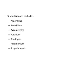 28. oppertunistic mycotic infections | PPT