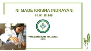 Pemanfaatan Pekarangan Sebagai "Warung Hidup" by NI MADE KRISNA INDRAYANI | PPTX