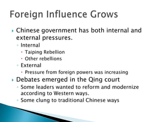 28.1 china resists outside influence | PPTX