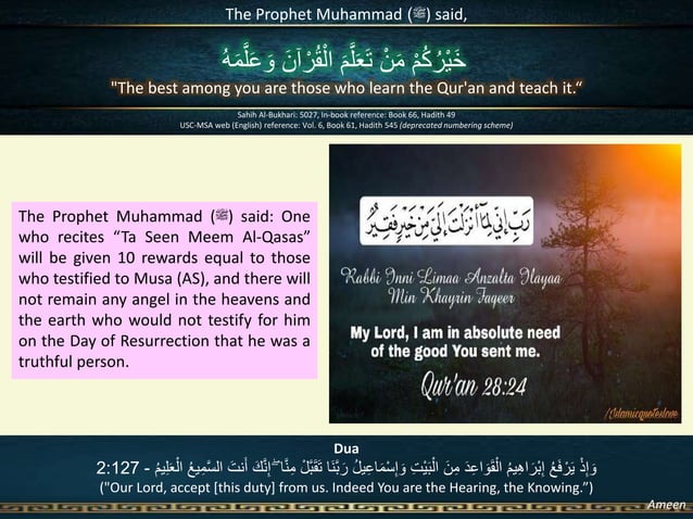 Al Quran (Chapter 28): Surah Al Qasas [The Story] | PDF | Islam ...