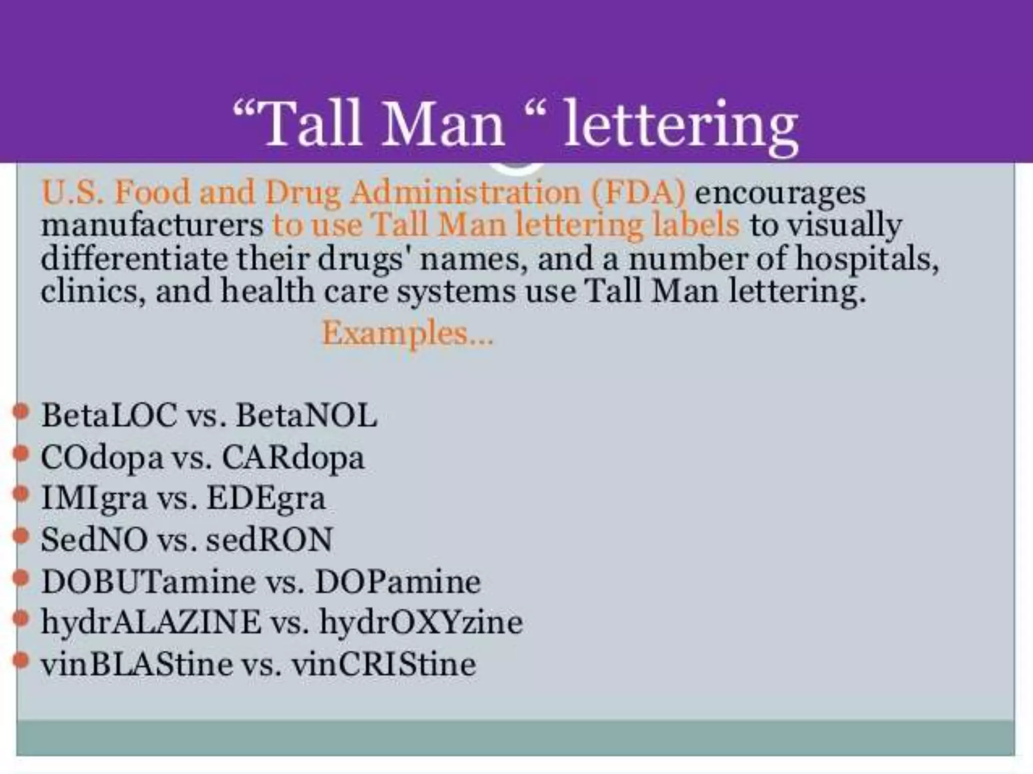 LASA drugs | PPTX