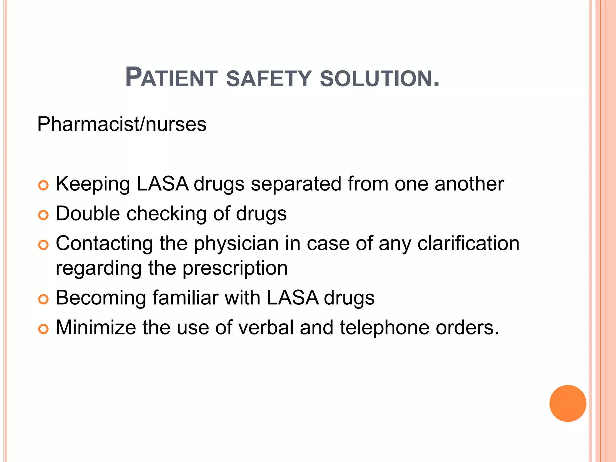 LASA drugs | PPTX