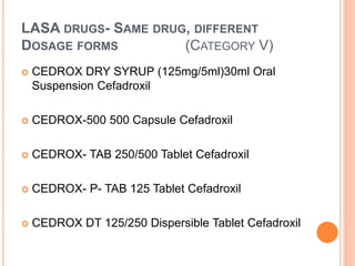 LASA drugs | PPTX