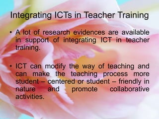 Computers in Education - ICT pedagogy in teacher education | PPT