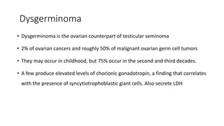 28. germ cell tumours of the ovary | PPTX
