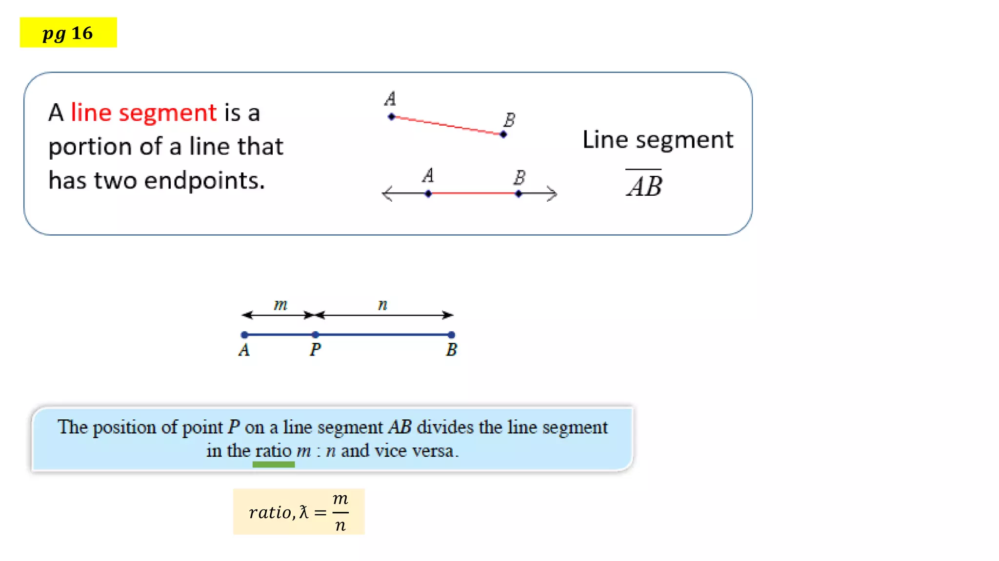 SUEC 高中 Adv Maths (Line Segment) | PPT