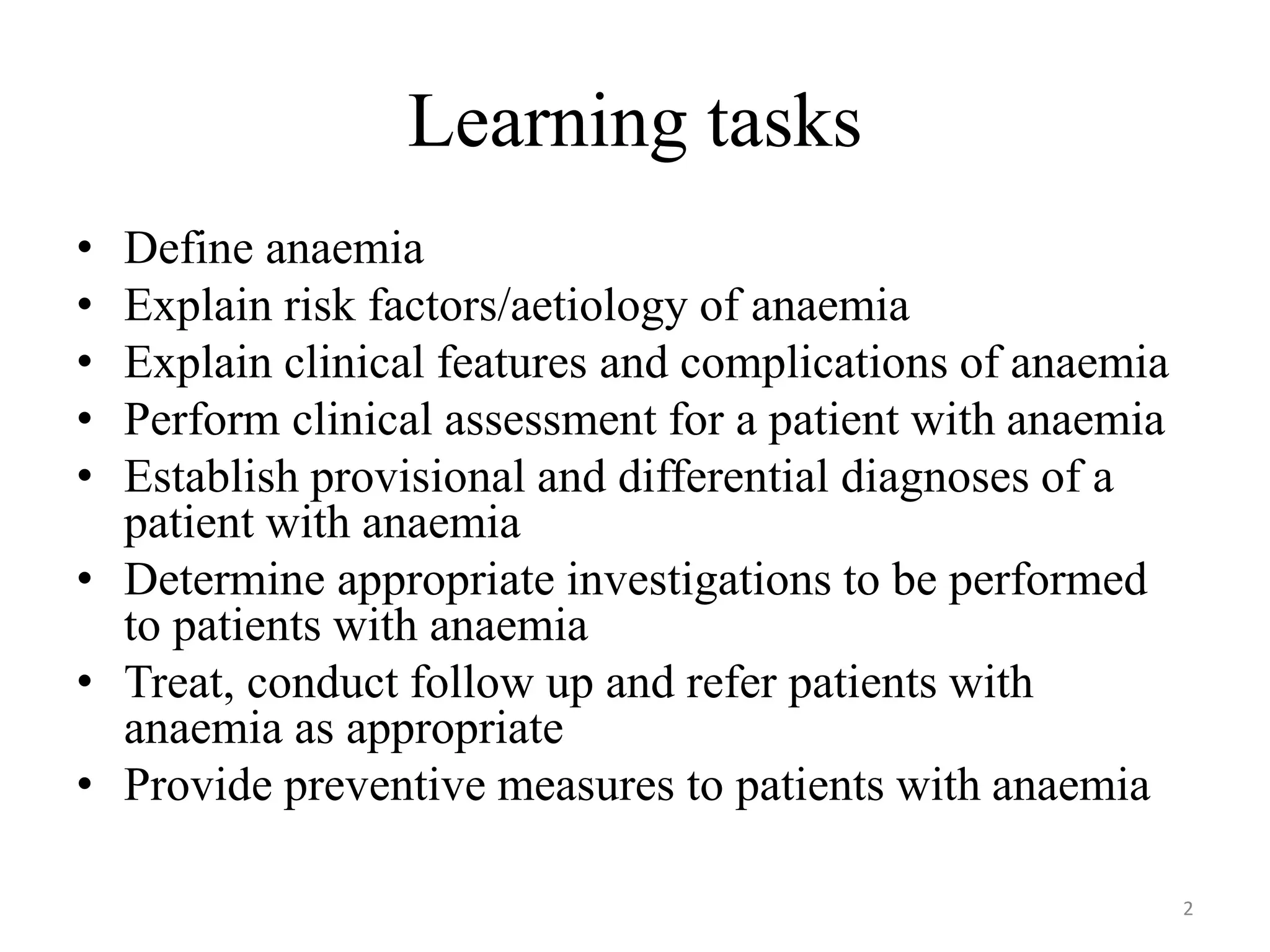 28. Anaemia in Children and Paediatricss | PPTX