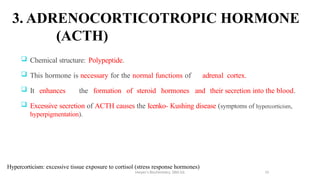 DPT - Biochemistry & Genetics - II (Hormones) Pituitary gland & their ...