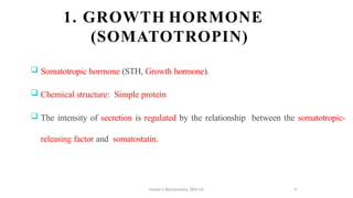DPT - Biochemistry & Genetics - II (Hormones) Pituitary gland & their ...