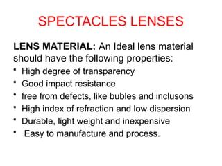 28. Spectacles in ophthalmology slides.pptx