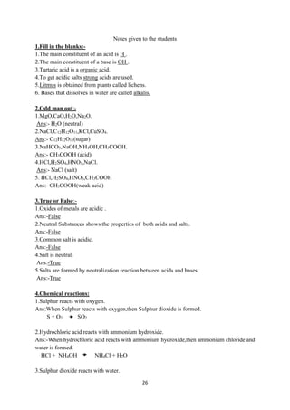Unit Test Plan | DOCX | Chemistry | Science