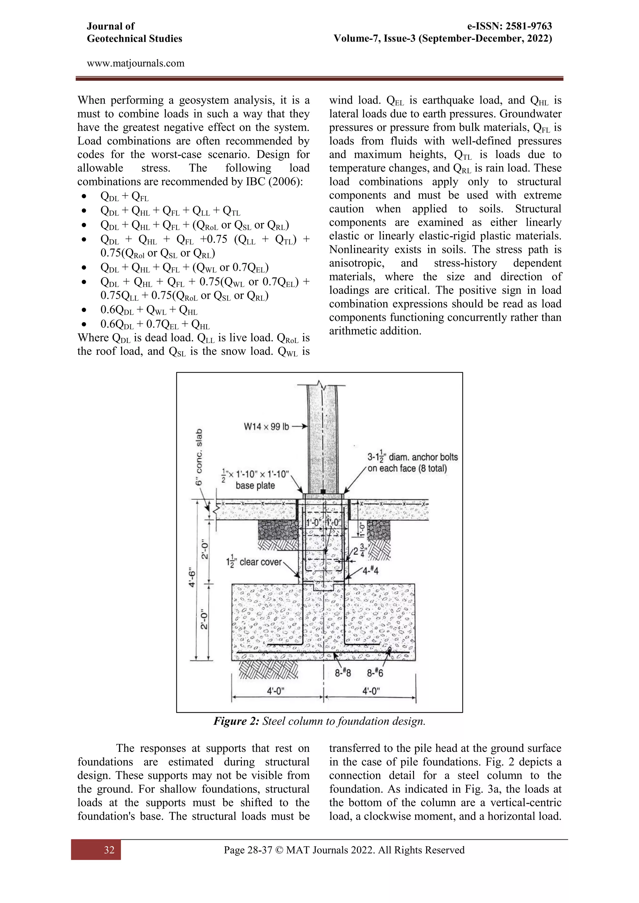 A Comprehensive Analysis of Foundation Design Approaches | PDF