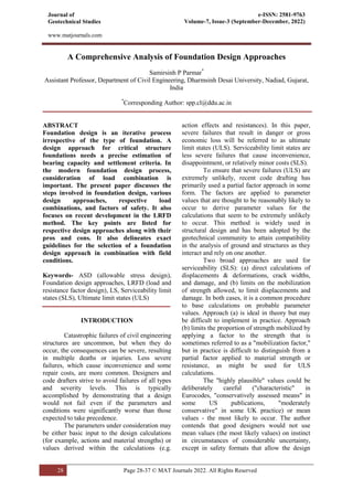A Comprehensive Analysis of Foundation Design Approaches | PDF | Civil Engineering Industry ...