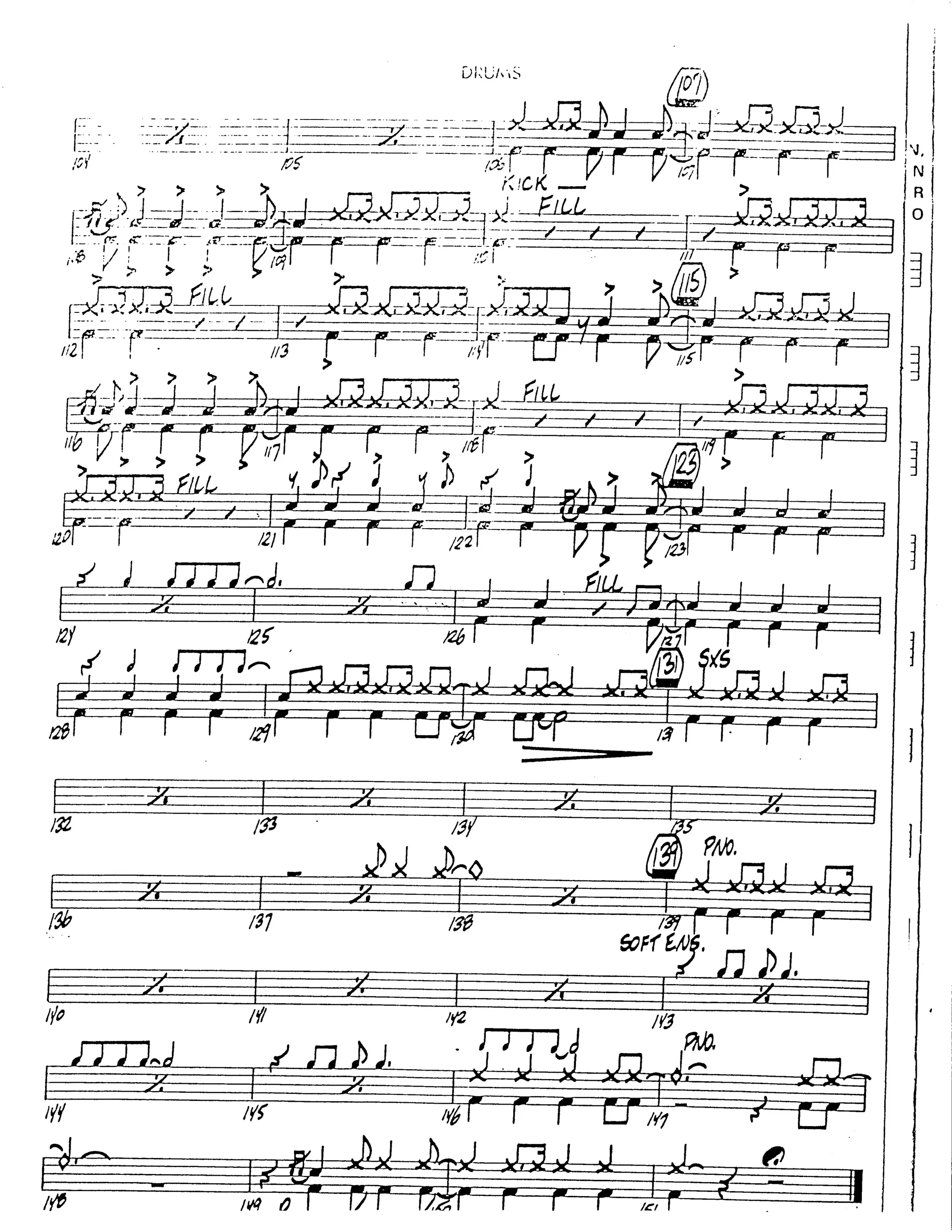 arrange nestico sammy duke bass piano score | PDF