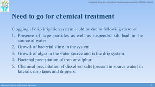 Chemical treatment for drip irrigation | PPTX