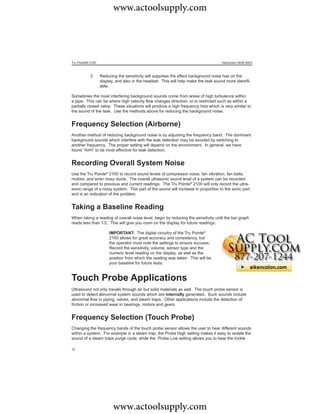 Untrasonice Leak Detector | PDF