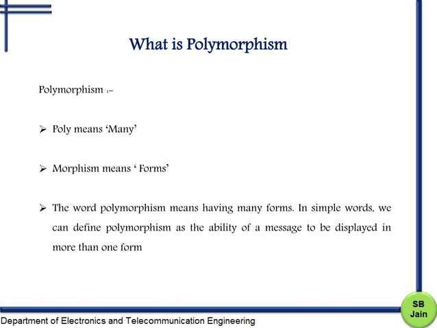 Comparison between runtime polymorphism and compile time polymorphism | PPT Comparison between runtime polymorphism and compile time polymorphism | PPT