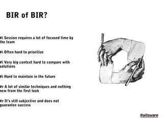 (евгений цветухин, Railsware) bir( benefit, issue, risk) product ...