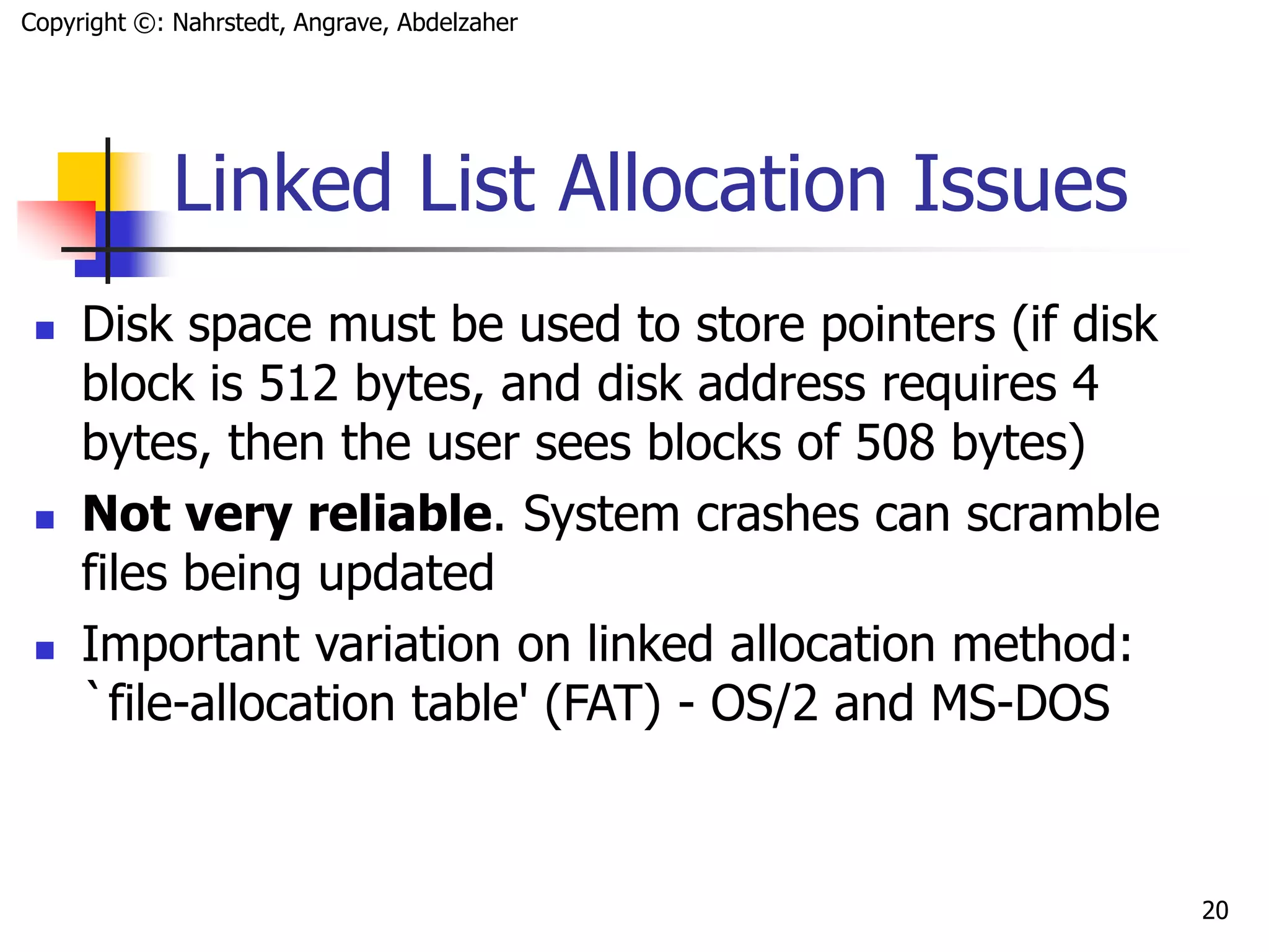 Files Allocation.ppt | Operating Systems | Computer Software and ...
