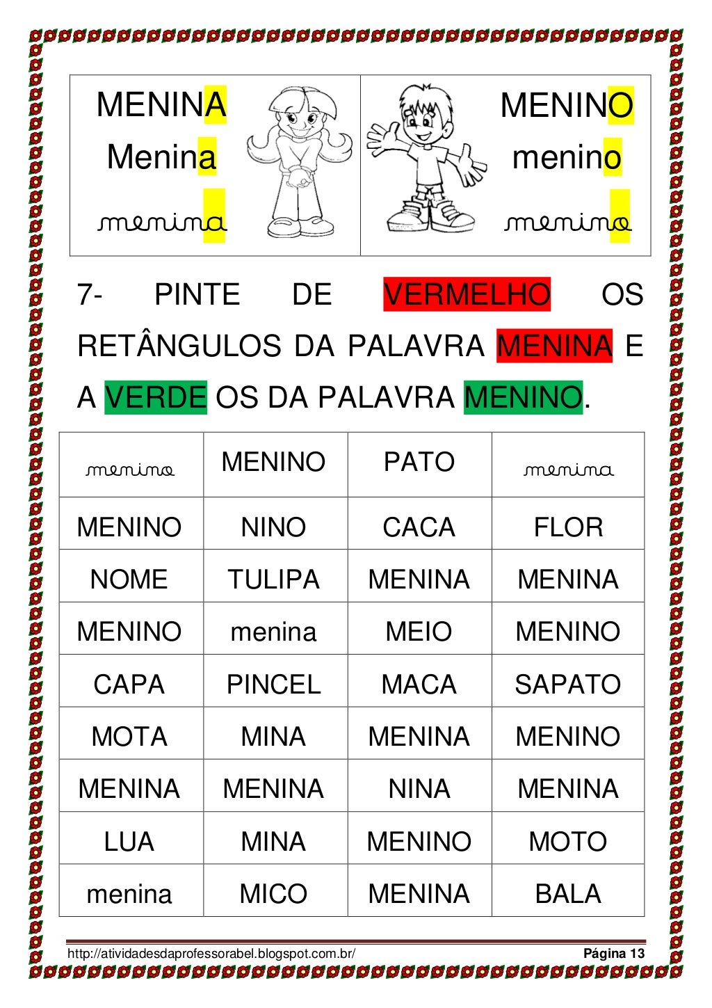 método 28 palavras