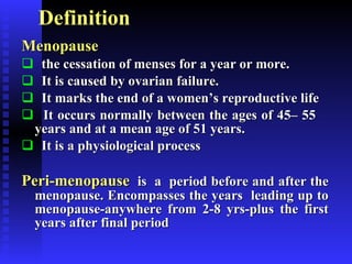 28.Peri Menopausa | PPT
