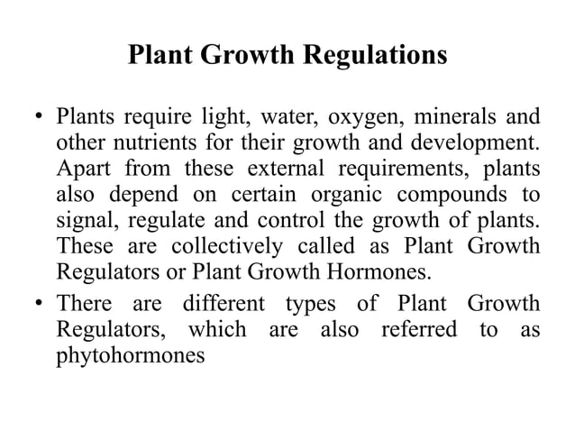 28 plant growth regulation | PPTX