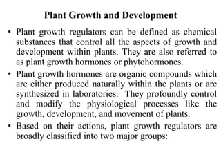 28 plant growth regulation | PPTX