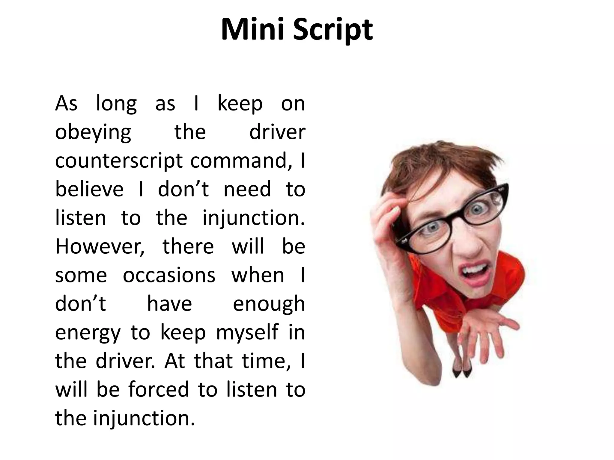 Mini script - Transactional Analysis - Manu Melwin Joy | PPTX