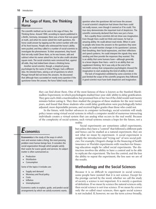 Social Sciencean Introduction To The Study Of Society David C Colander ...