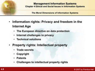 Ethicia and social issues in Information system | PPT