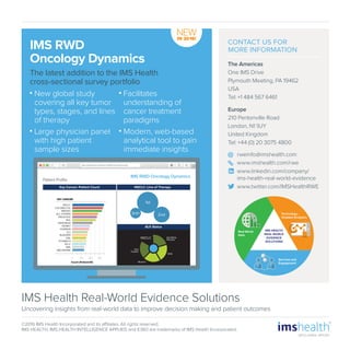 IMS Health RWES: The Future of Real-World Insights in Cancer | PDF ...