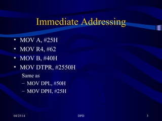 8051 addressing modes | PPT