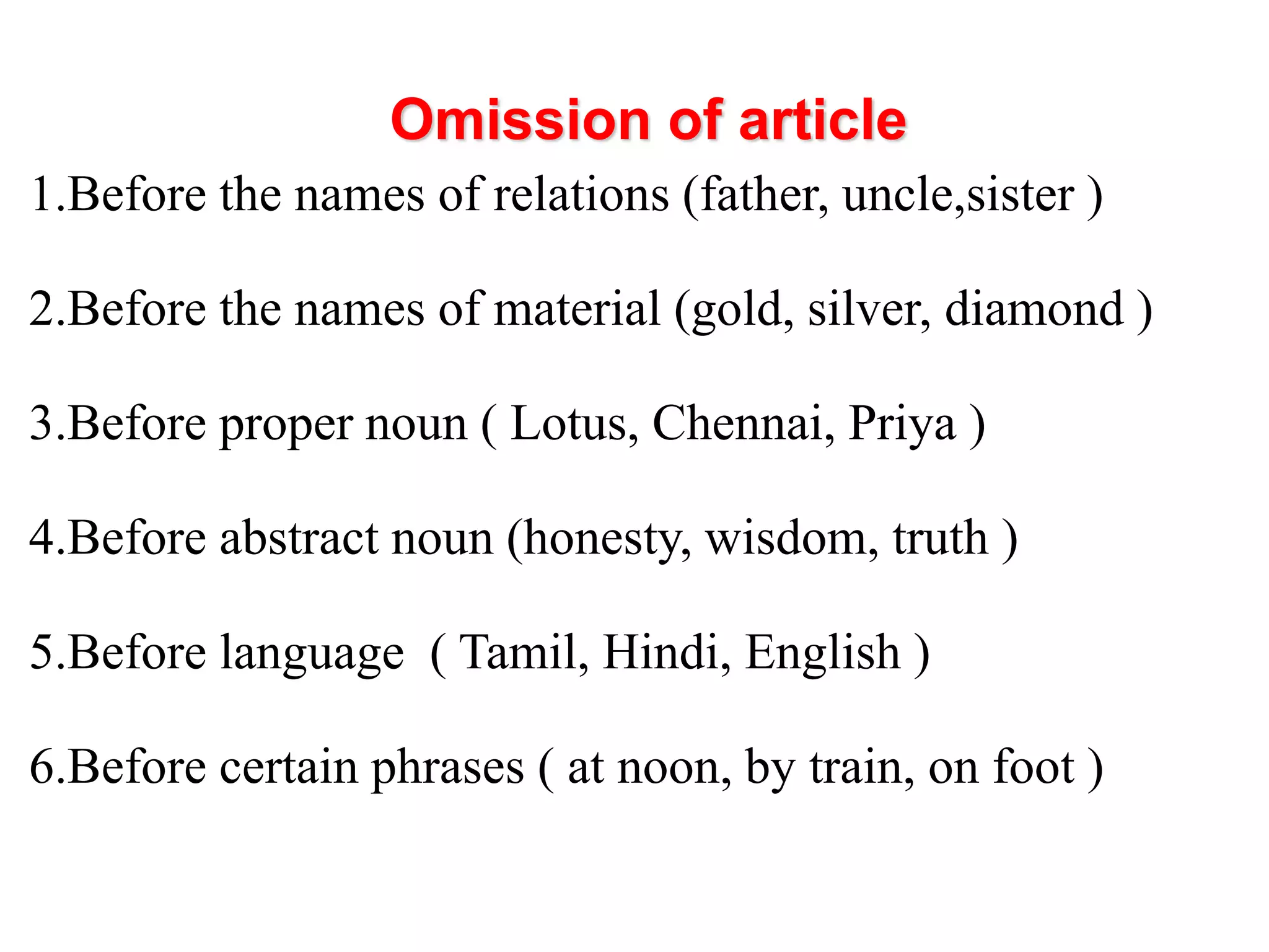 A - AN - The - Ppt on article | PPT