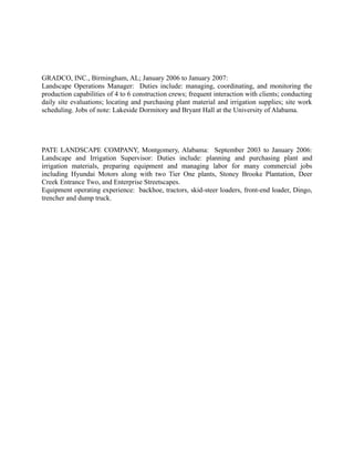 Jody Caver Resume | RTF