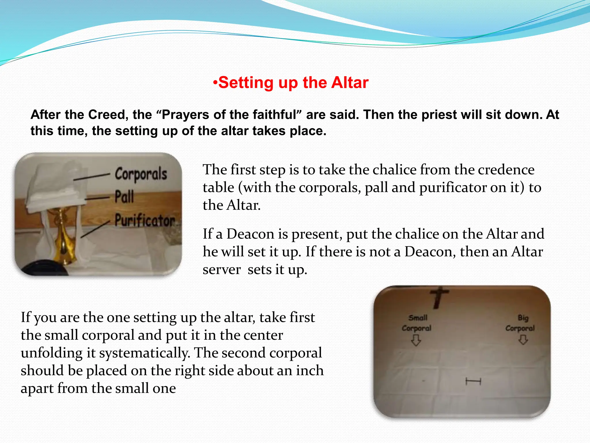 Alter Servers Training, Annunciation of the Lord Parish | PPTX