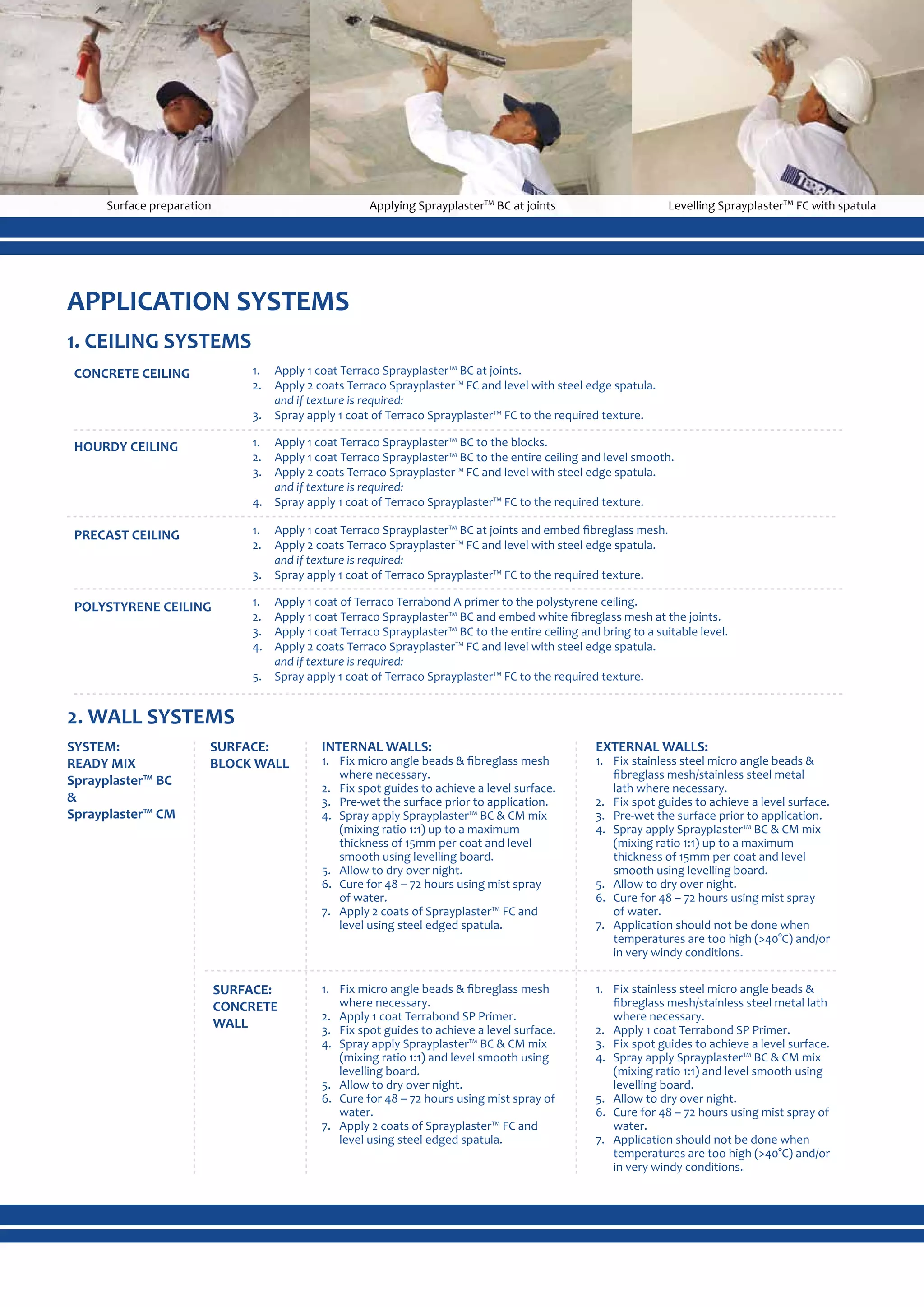 Sprayplaster Brochure | PDF