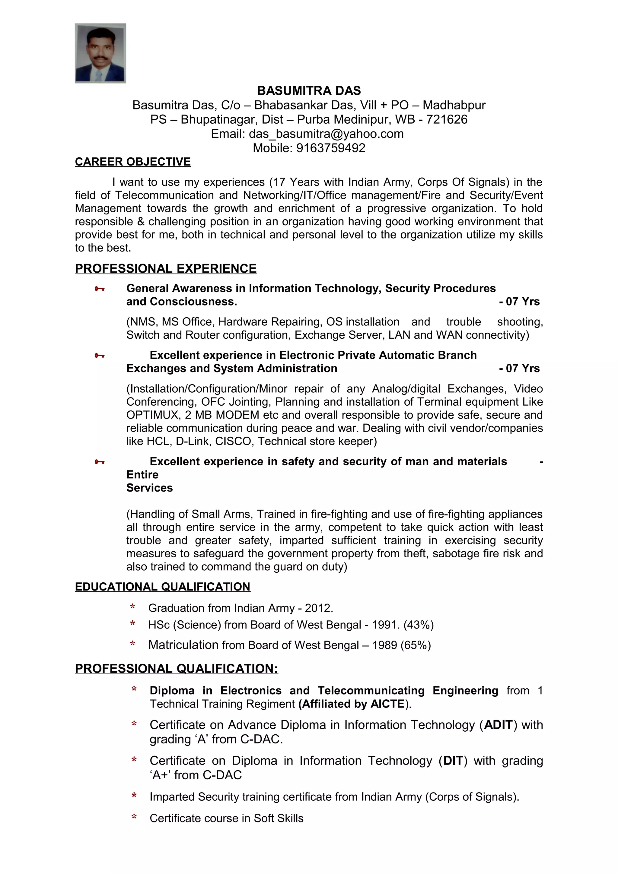 Basumitra_Das_Resume_Tech | DOC