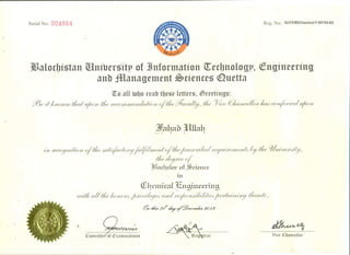 attested degree form higher education commission of pakistan | PDF