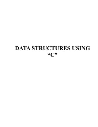 DS Complete notes for Computer science and Engineering | PDF