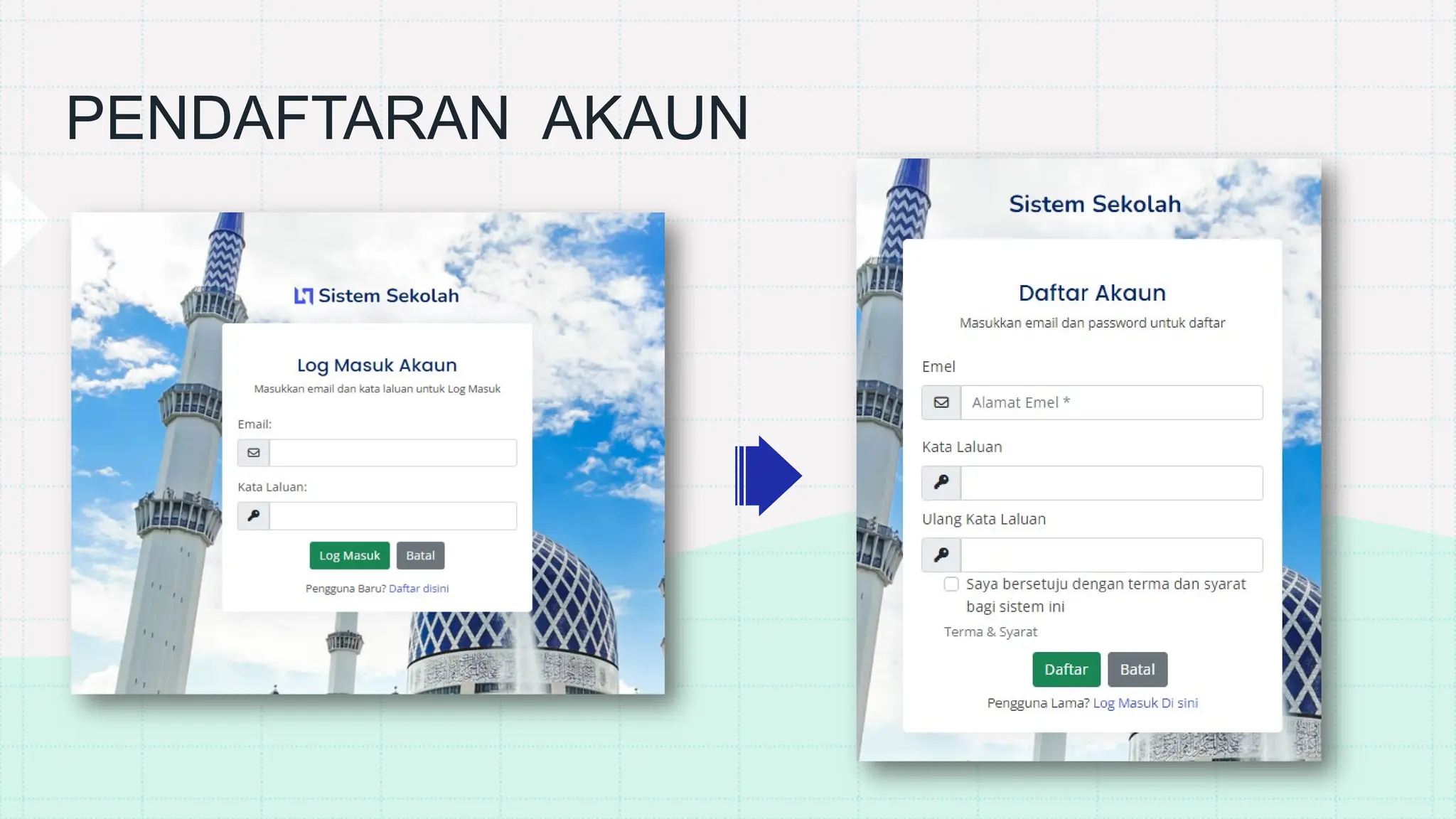 MANUAL PENGGUNA eSekolah JAIS - PENDAFTARAN | PDF