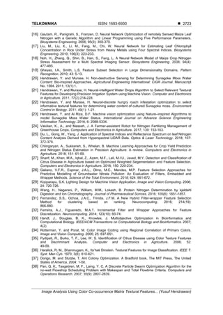 Image Analysis using Color Co-occurrence Matrix Textural Features for Predicting Nitrogen ...