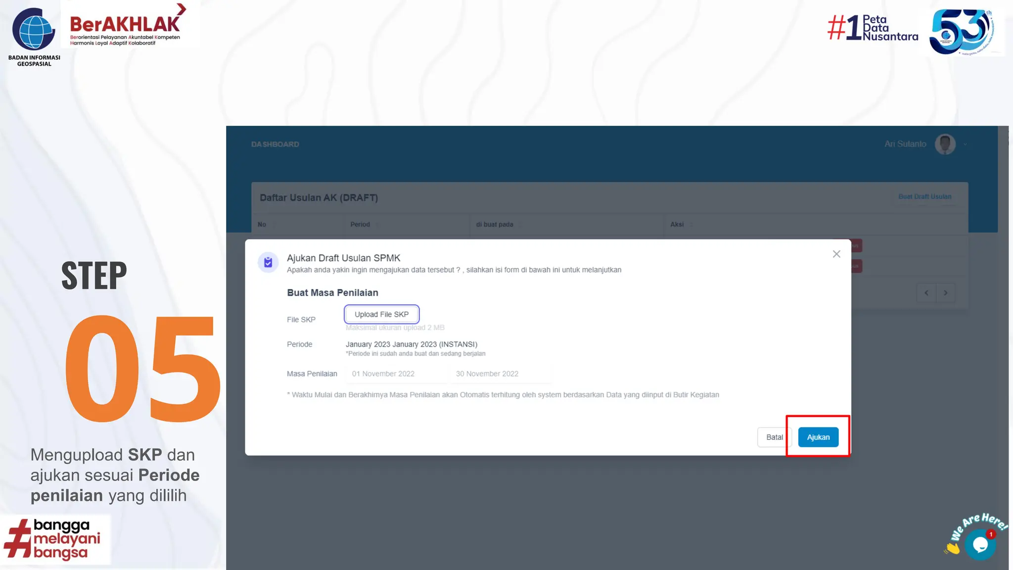 TAHAPAN PADA SISTEM INFORMASI JABATAN FUNGSIONAL SURVEYOR ...