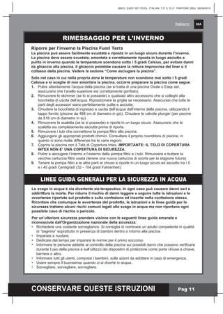 Piscina Intex Easy Set Istruzioni di montaggio - BricoCasa.net