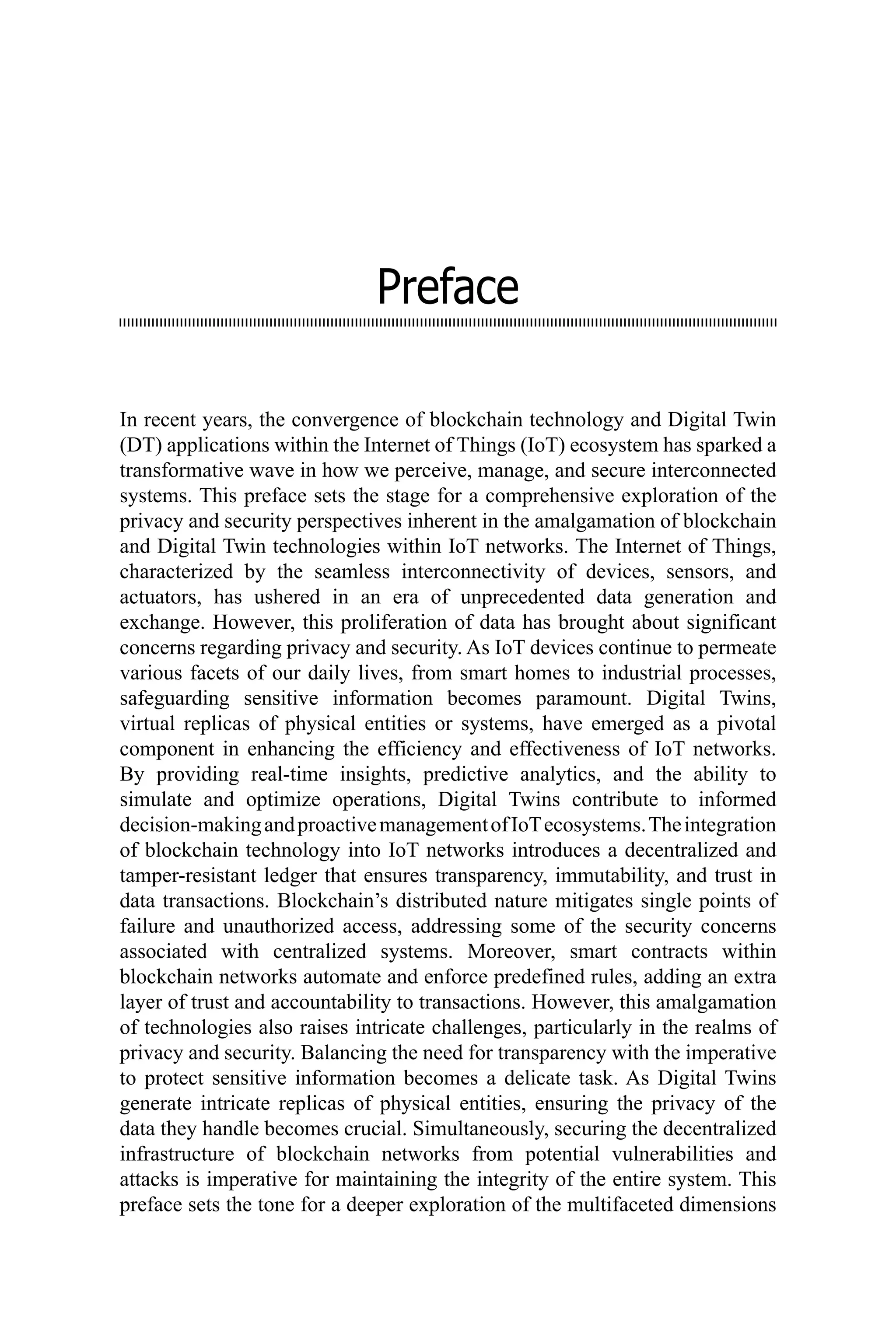 Blockchain And Digital Twin Enabled Iot Networks Privacy And Security Perspectives Randhir Kumar ...