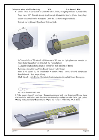 Computer Aided Drawing and Computer Aided Manufacturing | PDF